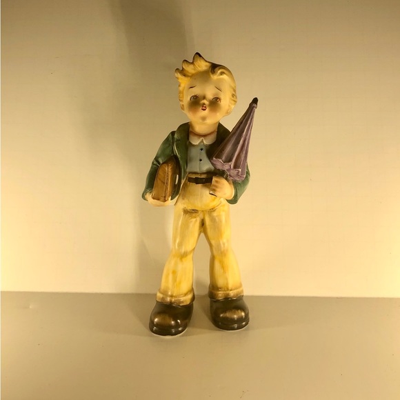 made in Japan | Art | Vintage Hummel Style School Boy Figure | Poshmark